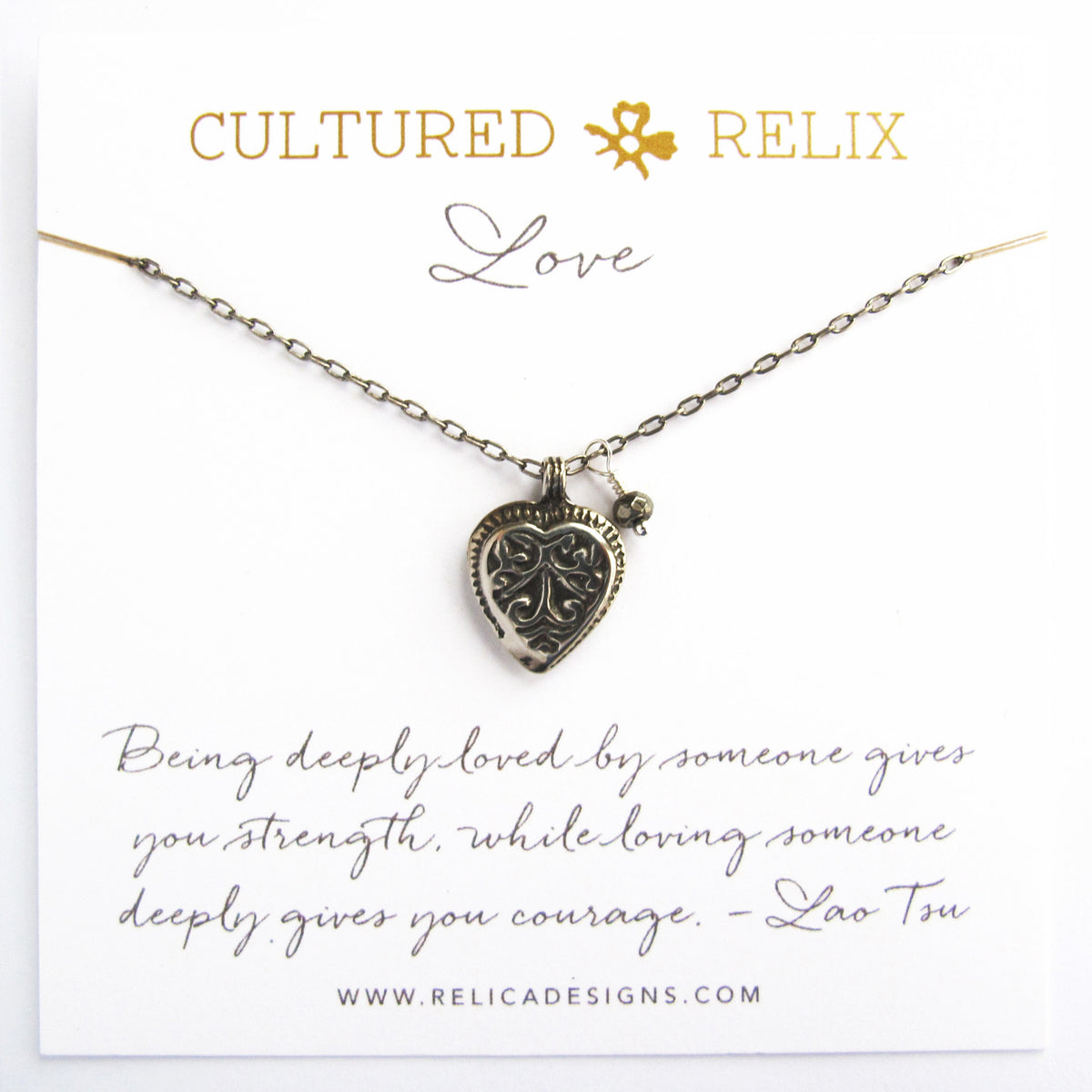 Antique Heart Relic Necklace – Relica